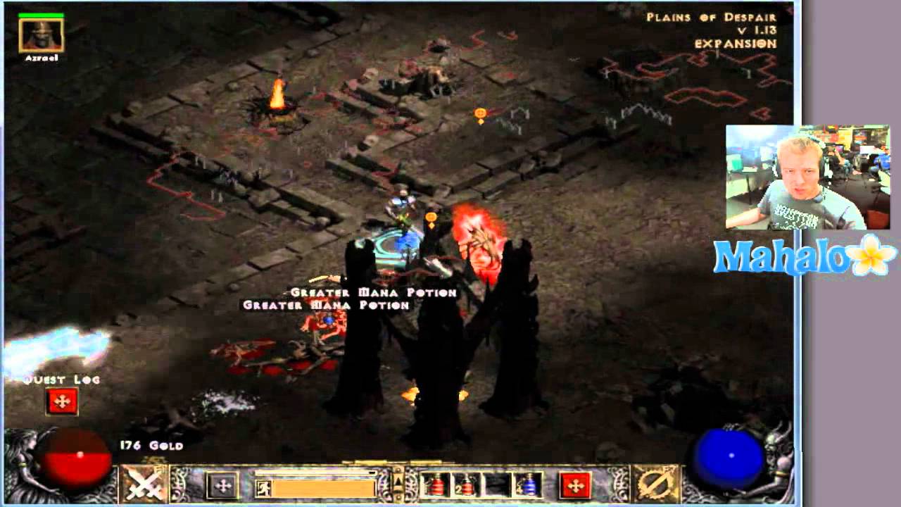 Diablo 2 Lord of Destruction - Paladin Walkthrough - Act 4.2 - Izual ...