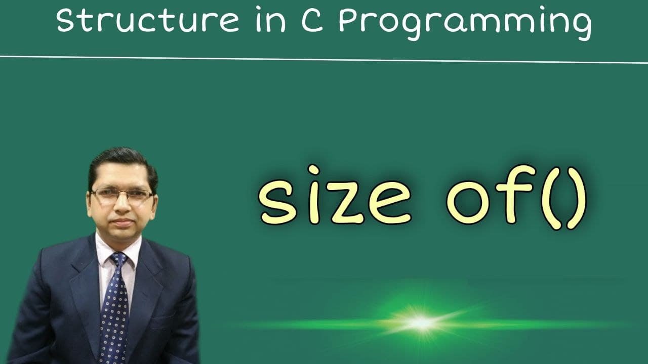 Sizeof Function In C Programming By Professor Pankaj Gupta Biit Youtube