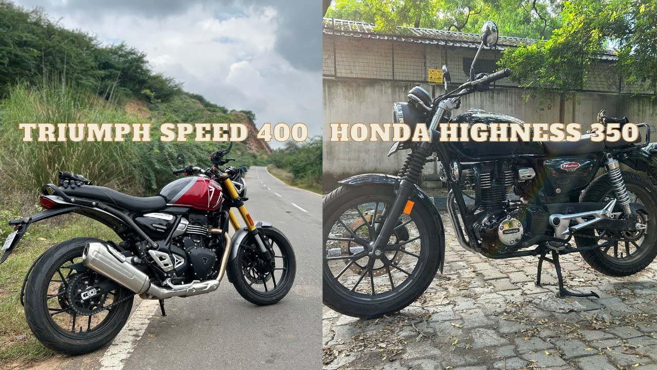 Part 1 | Triumph Speed 400 | Honda CB 350 Highness | My view - YouTube