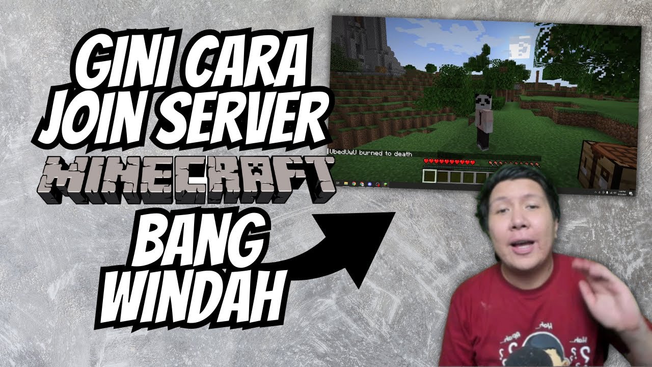 GINI CARA JOIN SERVER MINECRAFT BANG WINDAH BASUDARA DI LAPTOP ATAU KOMPUTER - YouTube