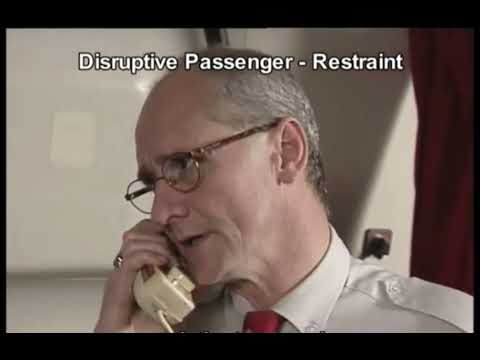 How to Restraint a Unruly and Disruptive passanger inside the Aircraft ✈️