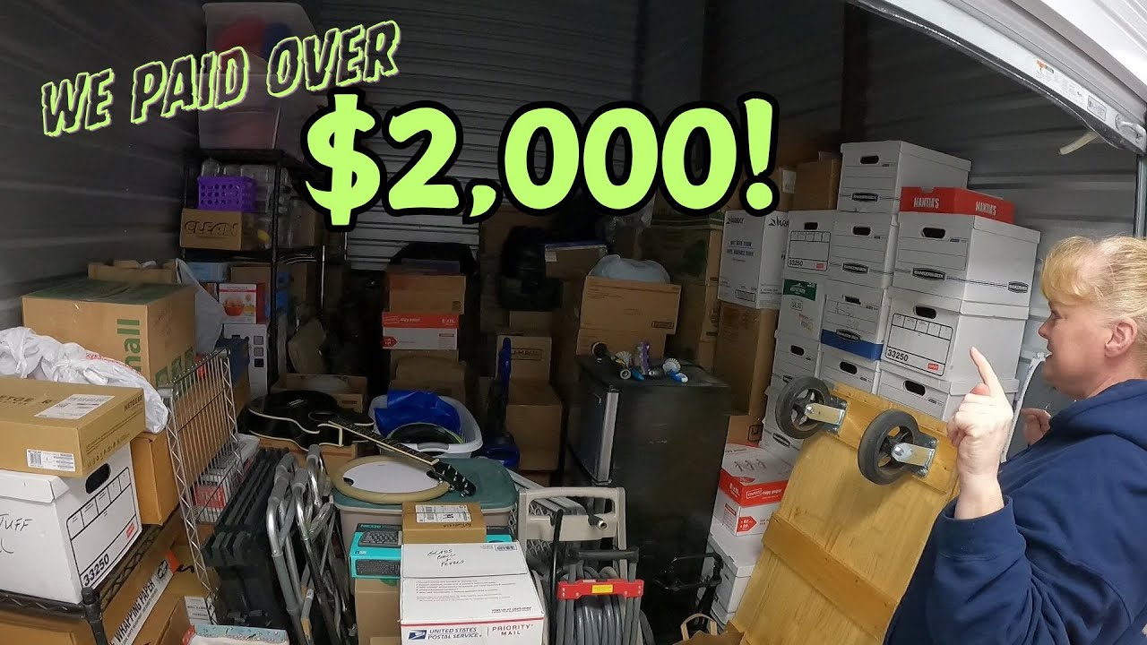 This is our MOST EXPENSIVE storage unit auction EVER! - YouTube