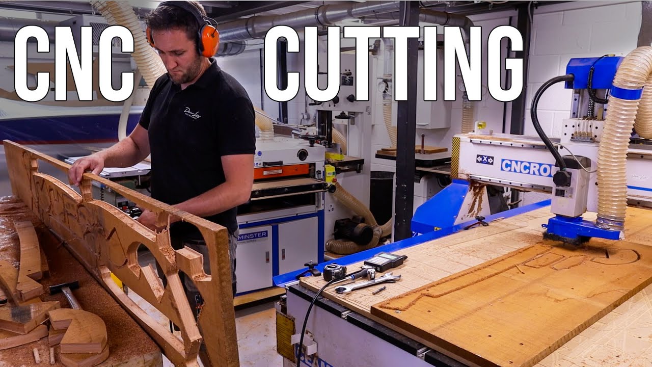 CNC Cutting Wooden Boat Parts | Building Temptress Ep9 - YouTube