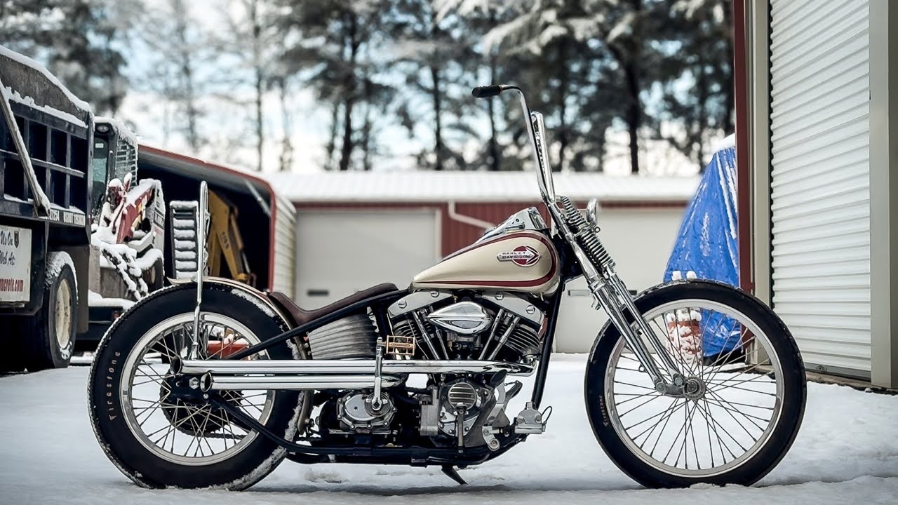 Shovelhead Kickstart - YouTube