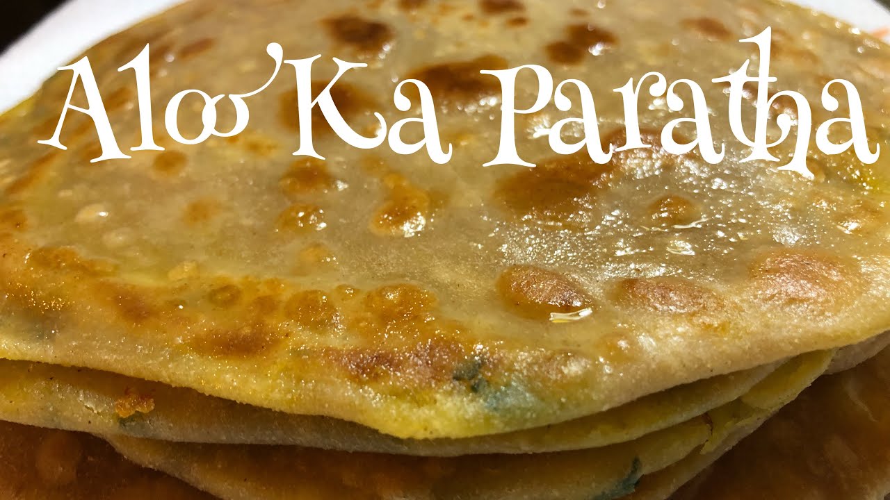Aloo Ka Paratha Recipe | Urdu/Hindi | Dhaba Village Punjabi Style ...