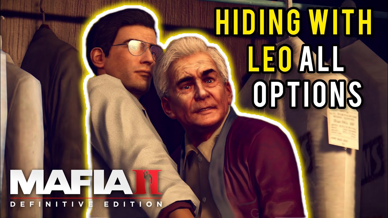 Hiding With Leo Galante (All Options) - Mafia II: Definitive Edition 4K ...