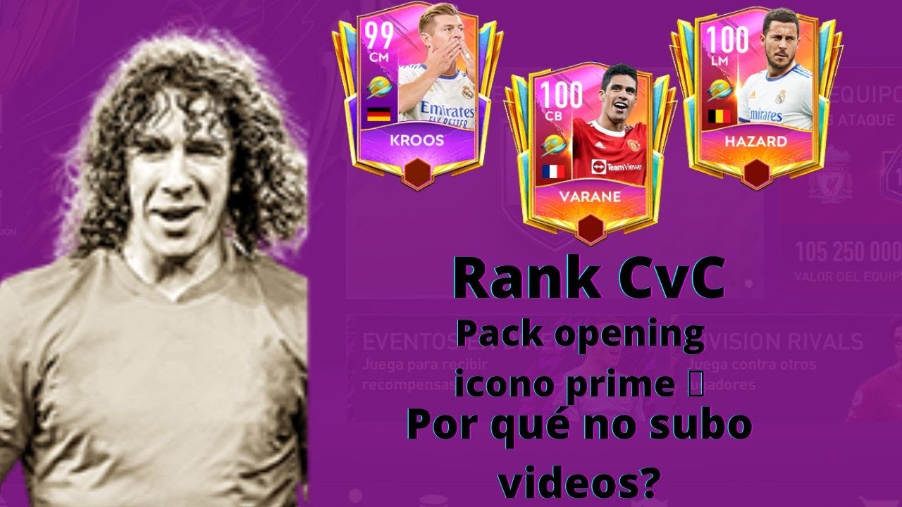 Entra ya!! Sacamos a Puyol icono prime y rank en CvC road to top 250 y ...