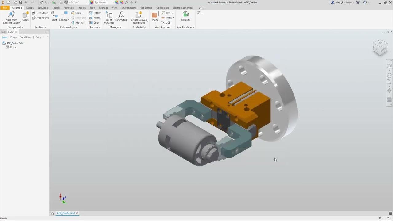 Autodesk Inventor ilogic - save & replace - YouTube