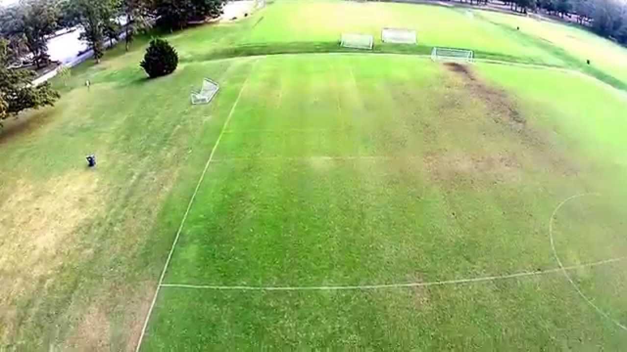 Drone 250 ft view of Bryant Park in Northside Richmond, VA - YouTube