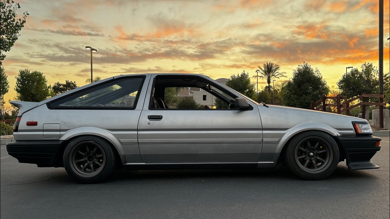 My ae86 20v 4age-quick video - YouTube