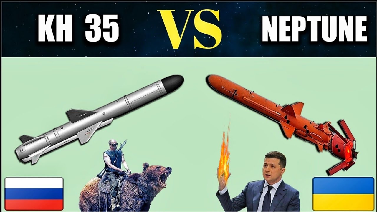 Ukrainian Neptune VS Russian KH 35 Anti-Ship Cruise Missile - YouTube