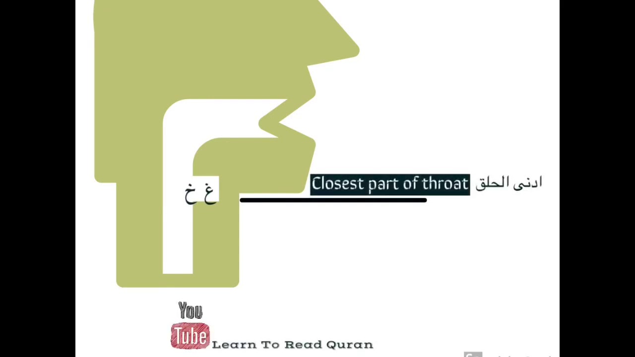 Basic Tajweed- Throat Letters - Hurooful Halaq - YouTube