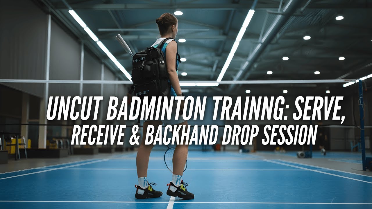 Uncut Badminton Training: Serve, Receive & Backhand Drop Session - YouTube