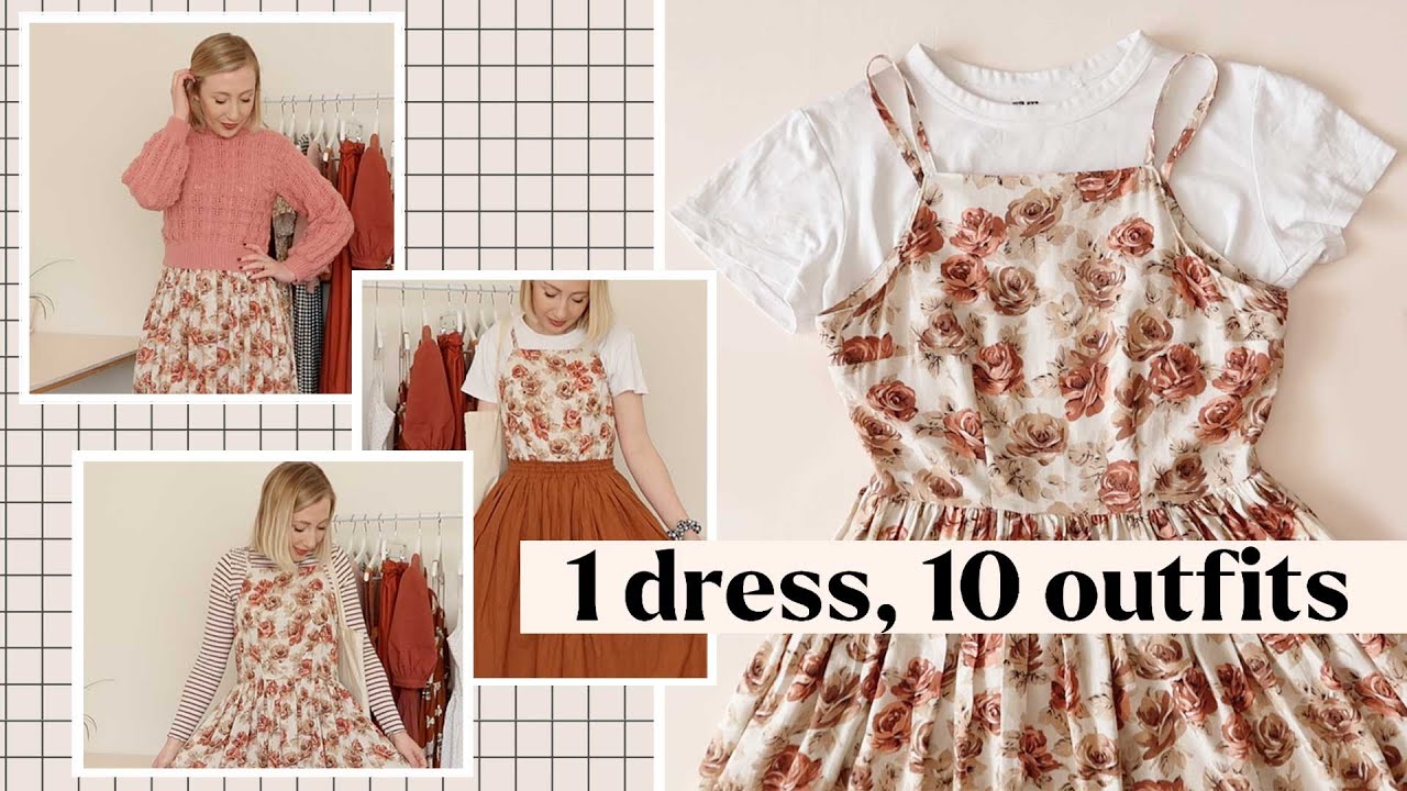 1 Dress, 10 Different Outfits | How I Style The Hazel Dress! - YouTube