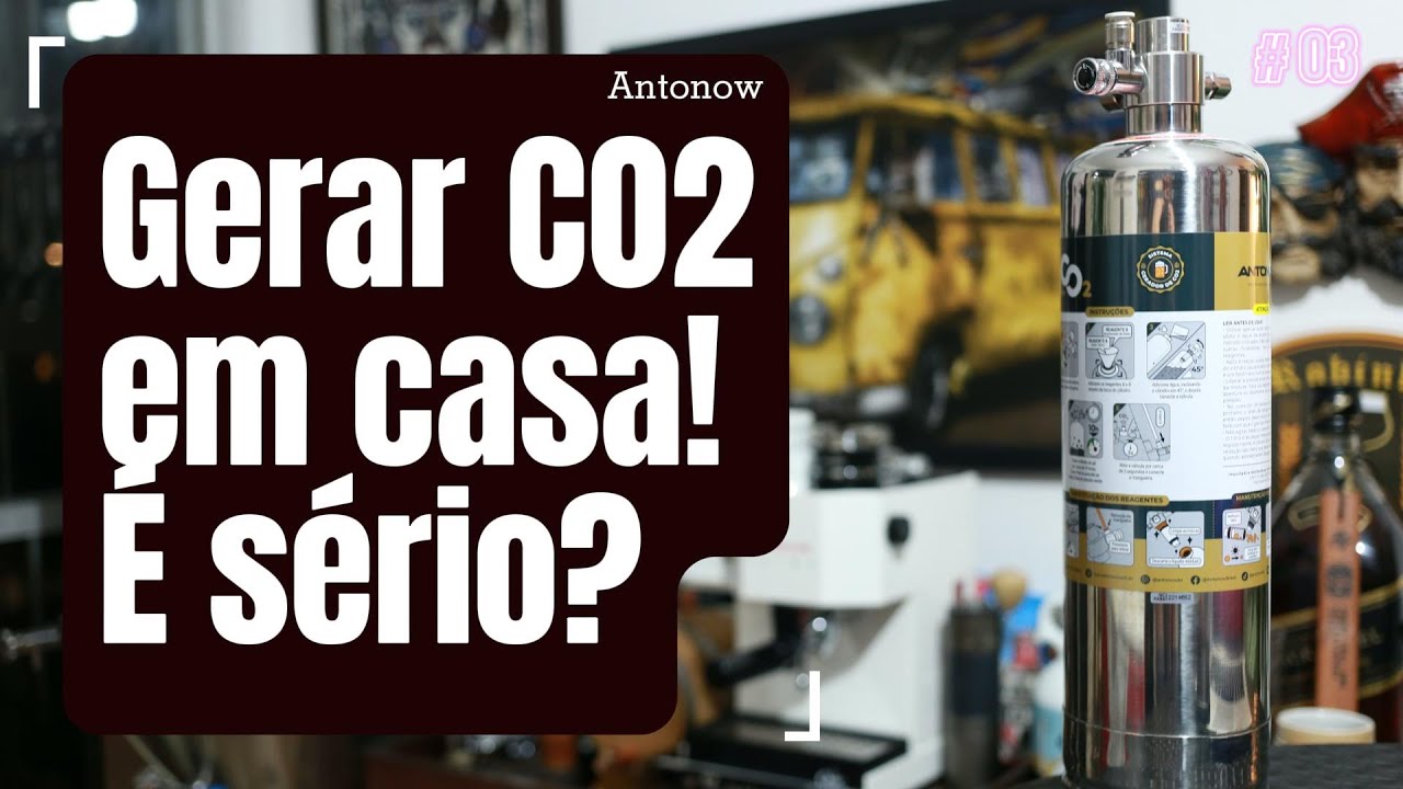 Como fazer CO2 em casa? iCO2 Antonow - YouTube