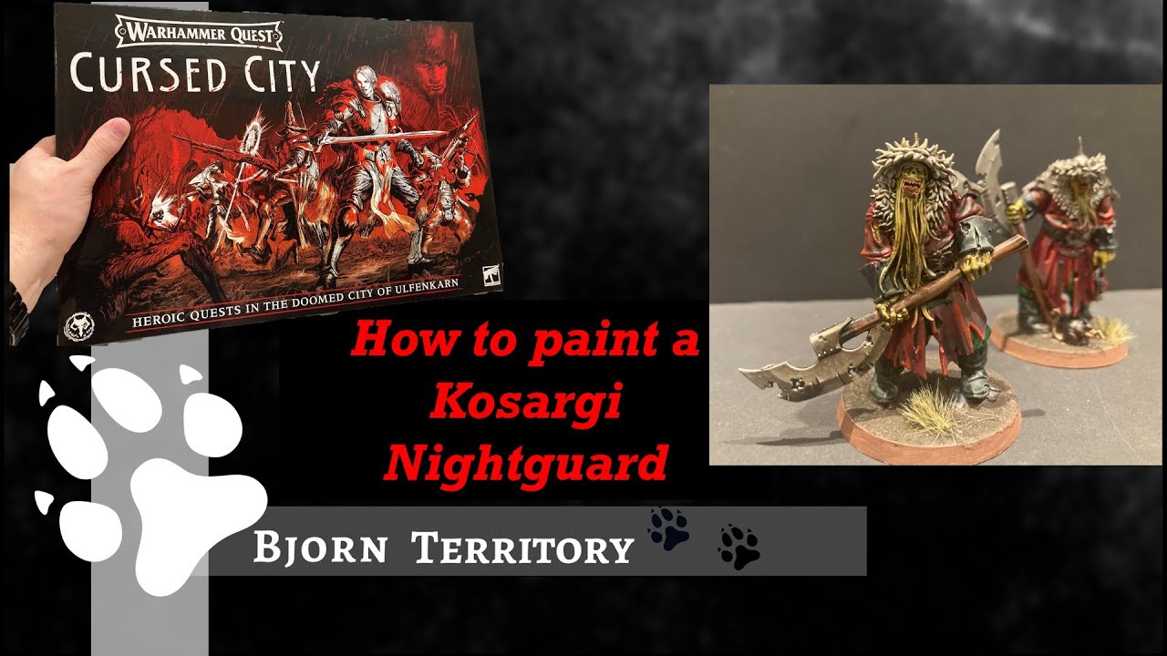 How to paint Kosargi nightguard - YouTube