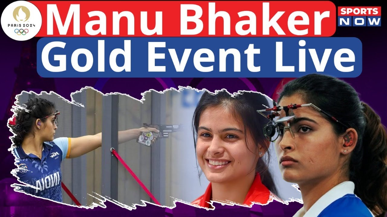 Manu Bhaker Olympics Match Live | 10M Air Pistol Women's Final Match ...