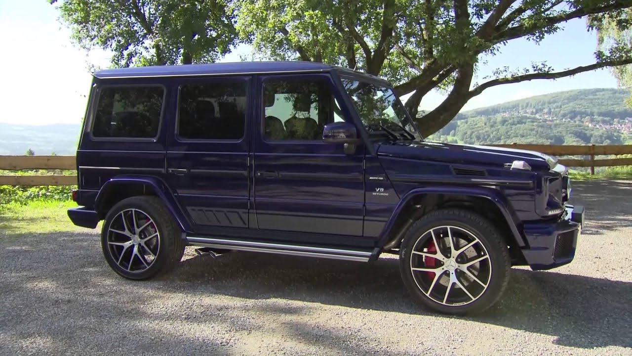 Mercedes-AMG G 63 mystic blue - Exterior Design Trailer | AutoMotoTV ...