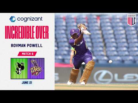 Rovman Powell Hits FIVE Sixes in a row! | Cognizant Major League Cricket 2026
