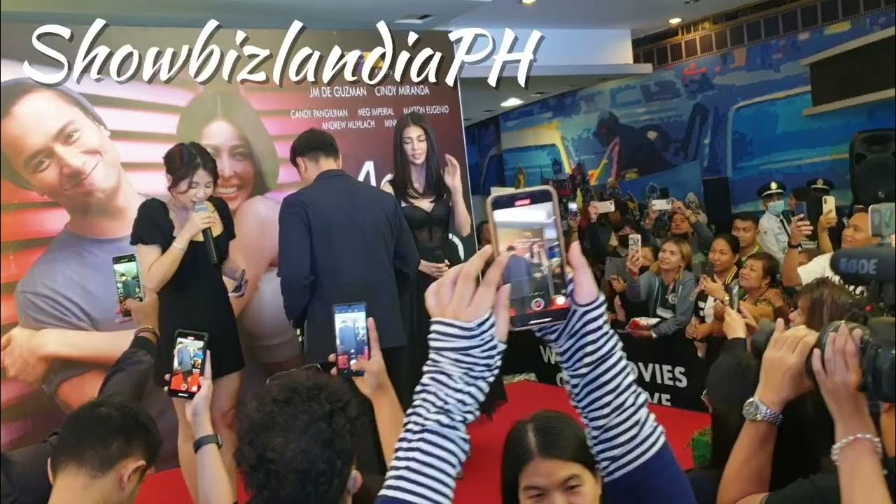 JM DE GUZMAN AND CINDY MIRANDA-ADIK SAYO RED CARPET PREMIERE - YouTube