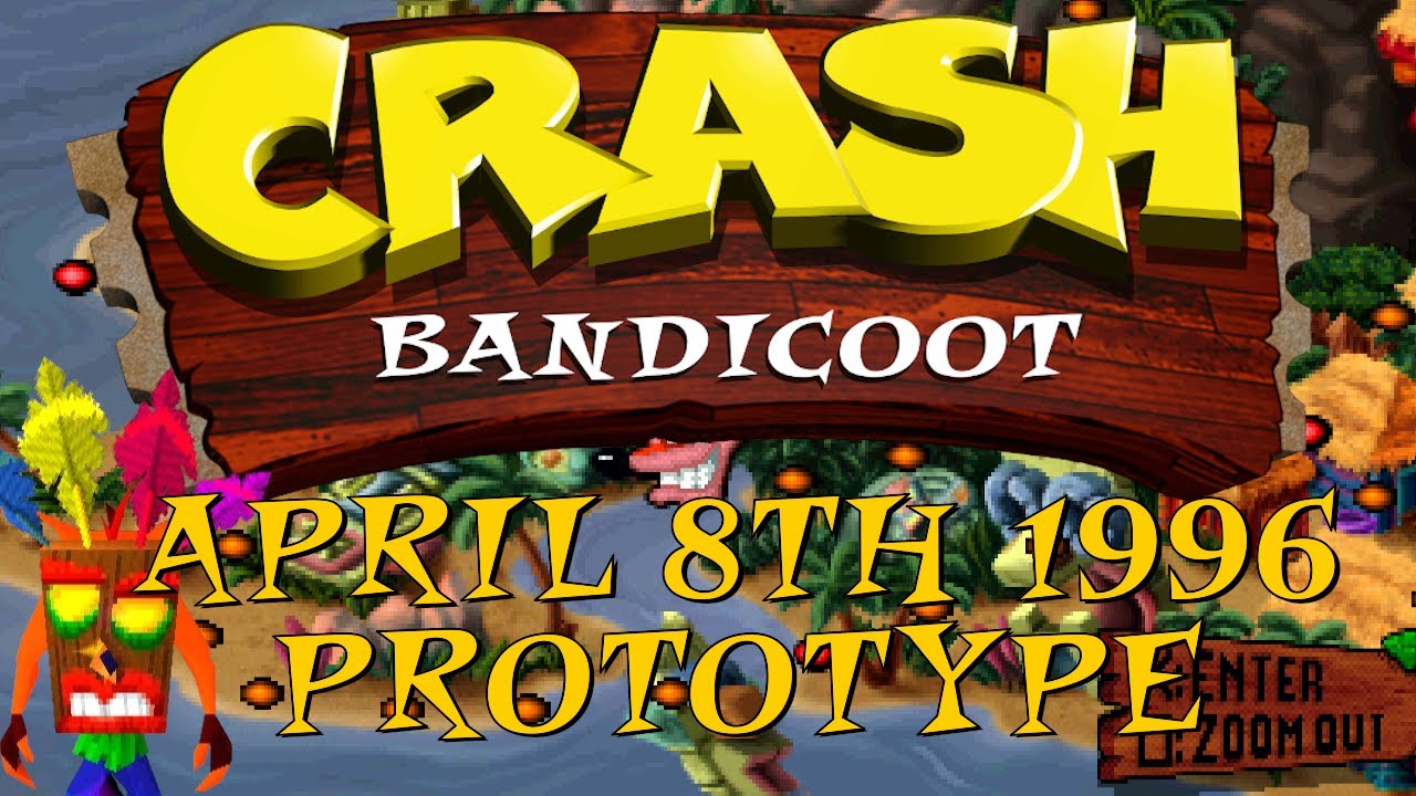 Crash Bandicoot April 8th 1996 Prototype - Full Playthrough - YouTube