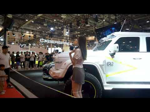 4K 2023 苏州GTShow改装展 004acing model 레이싱모델 车模 - YouTube