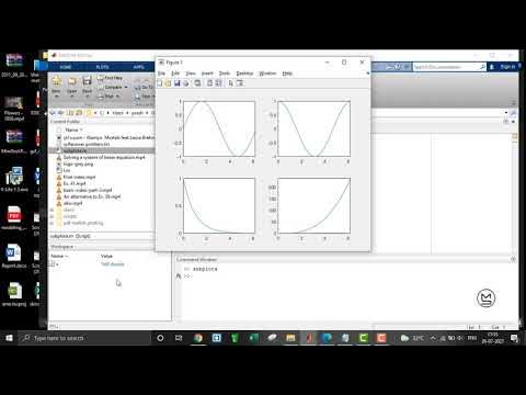 2D and 3D plots in MATLAB |MATLAB solutions - YouTube