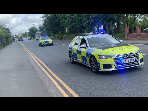 Audi A6 & Cupra Formantor Responding Greater Manchester Police - YouTube