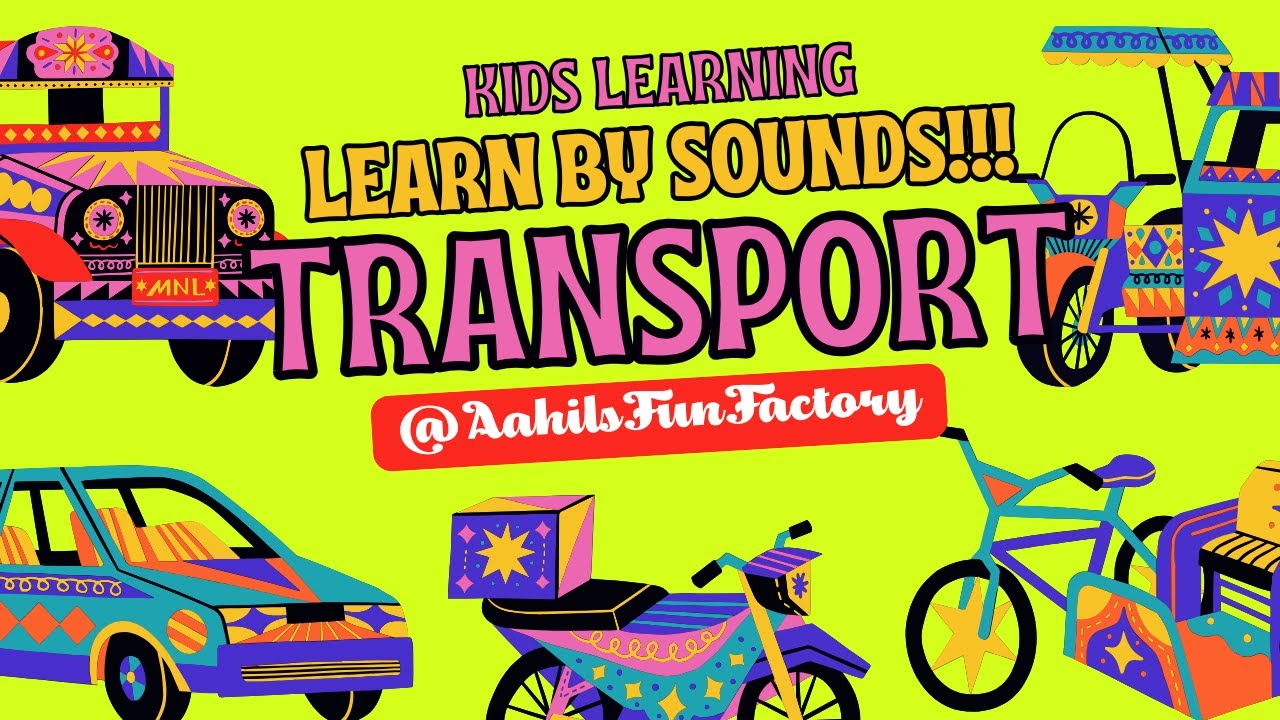 Vroom, Zoom, and Splash! 🚗🚒 Learn Street Vehicle Names and Sounds for ...