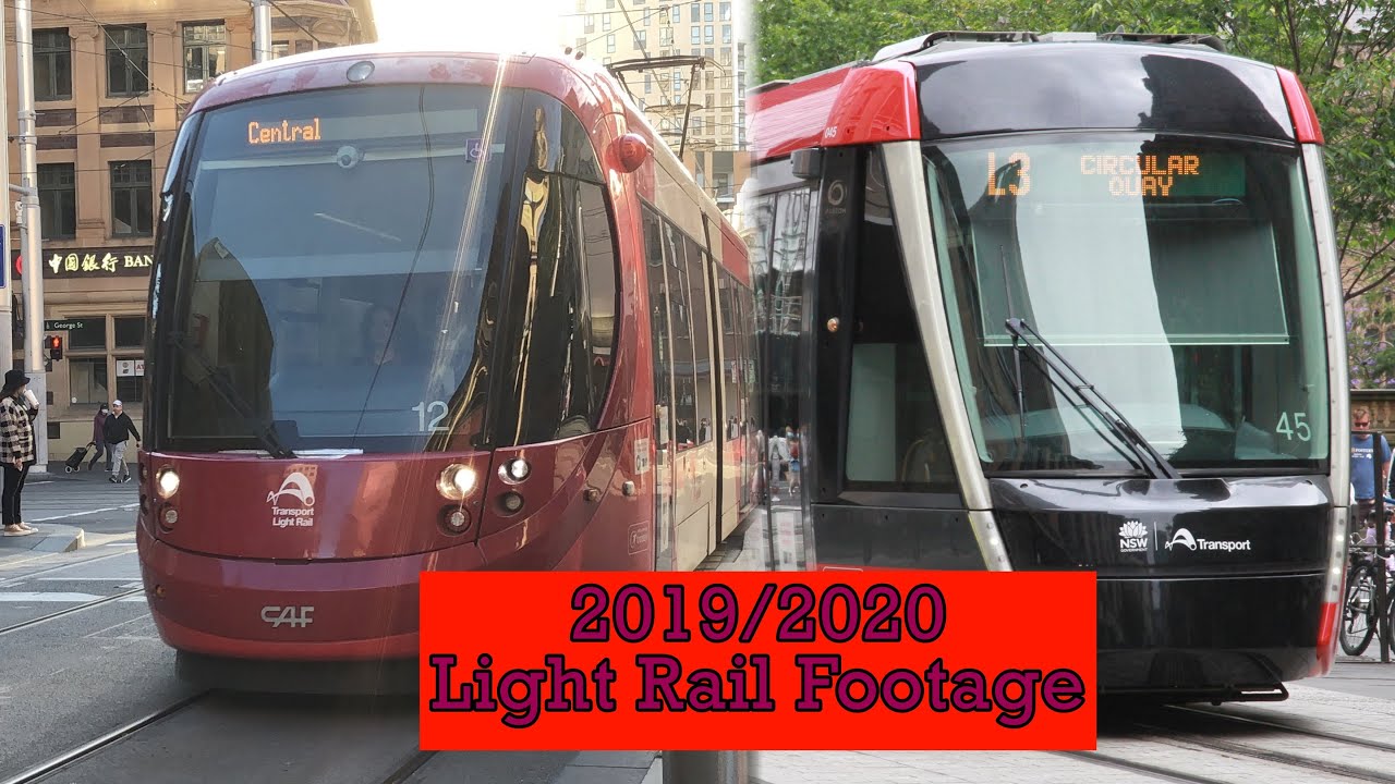 Sydney Light Rail Video #1 - Footage from 2019/2020 - YouTube