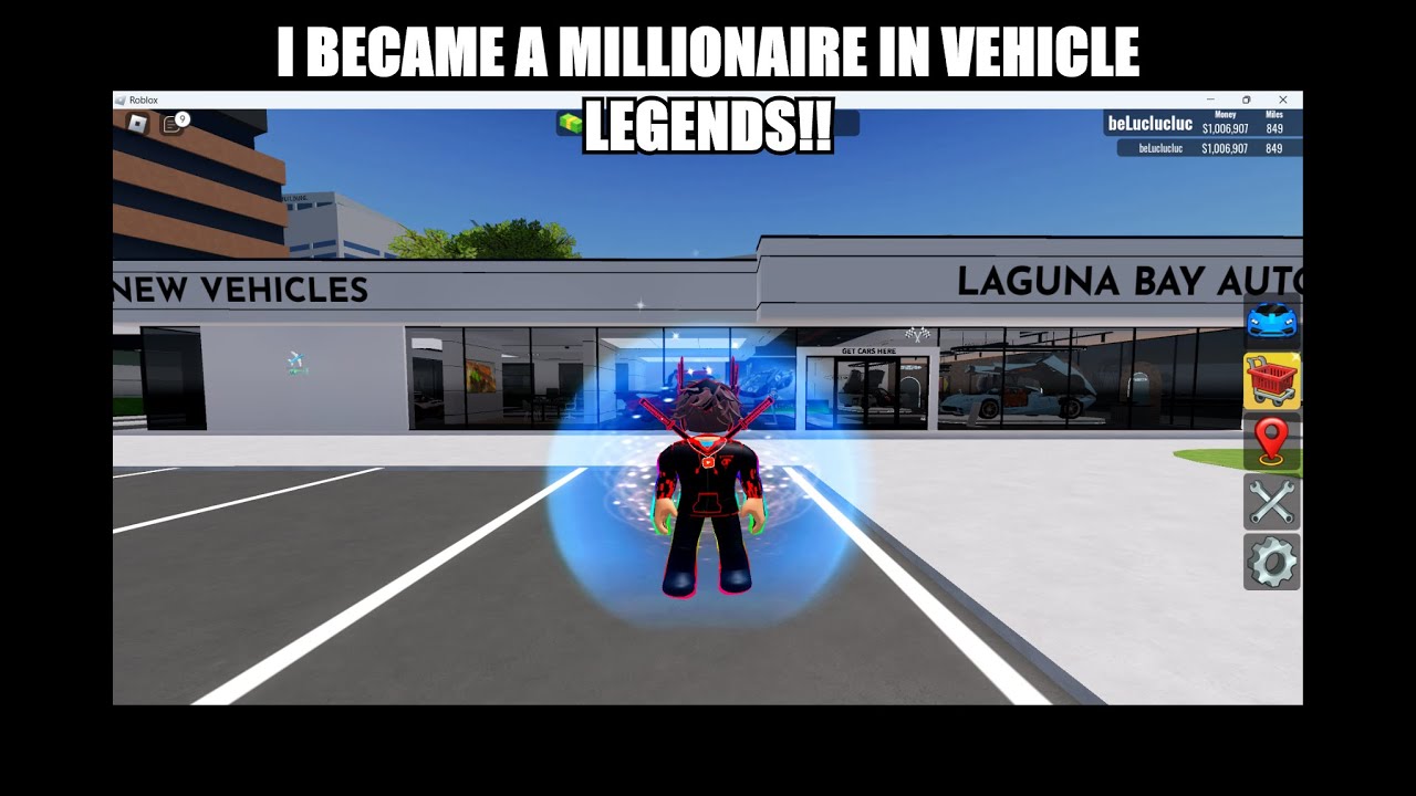 I Became A Millionaire On Vehicle Legends! (Roblox Vehicle Legends ...