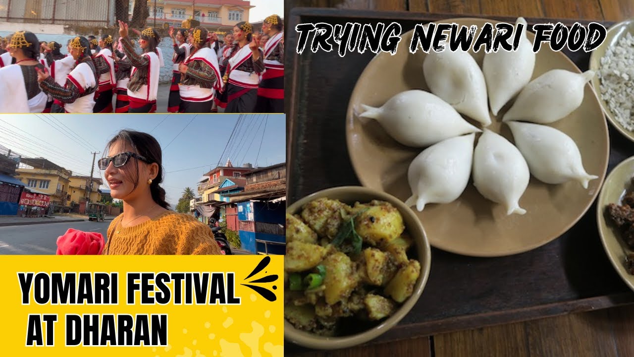 Yomari Festival in Dharan:First time Sapumhicha try gare II bich bato ...