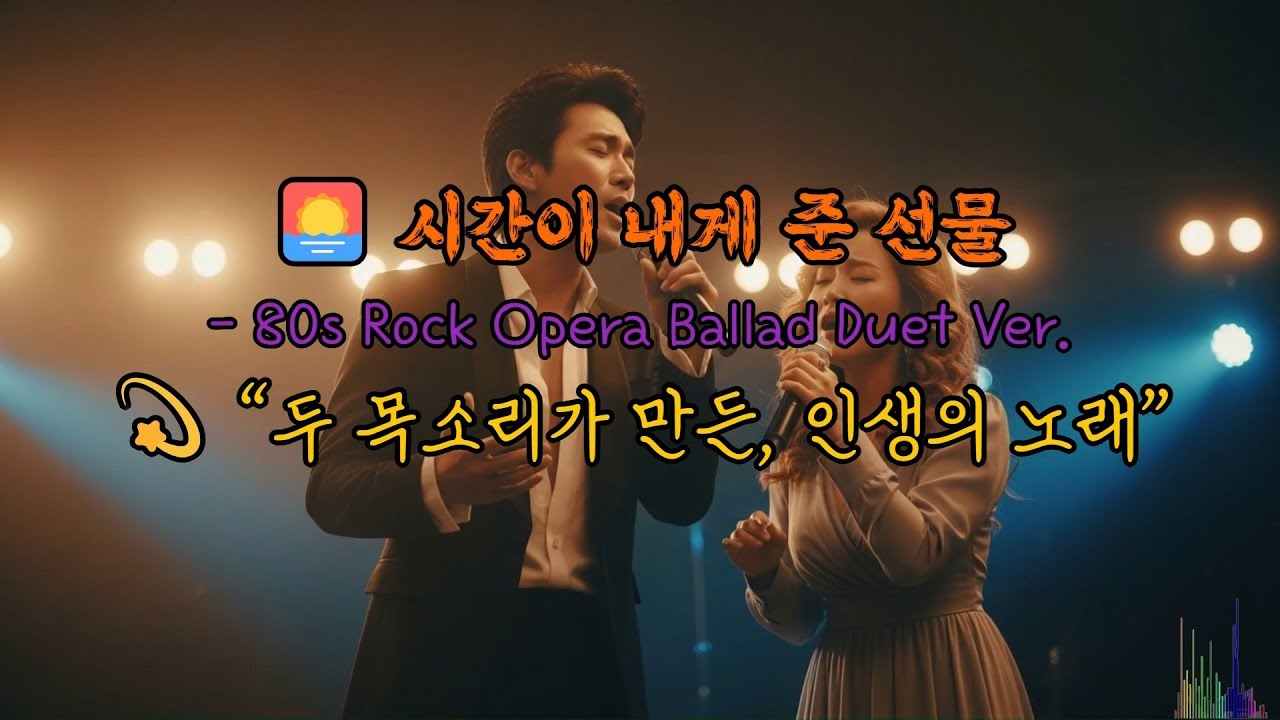 🌅 시간이 내게 준 선물– 80s Rock Opera Ballad Duet Ver.💫 “두 목소리가 만든, 인생의 노래 ...
