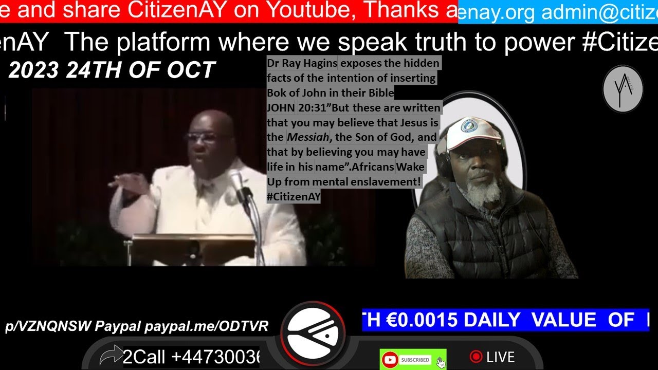 Dr Ray Hagins exposes the hidden facts of the intention of inserting ...