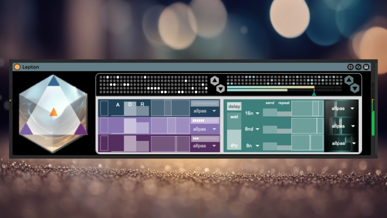 Particle synth Lepton (top)#Max for Live device - YouTube