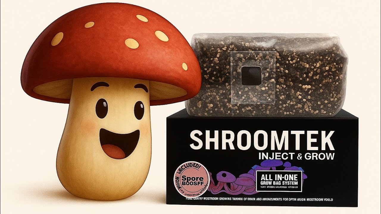 Unboxing and inoculating the 'ShroomTek' Spore Booster All-in-One ...