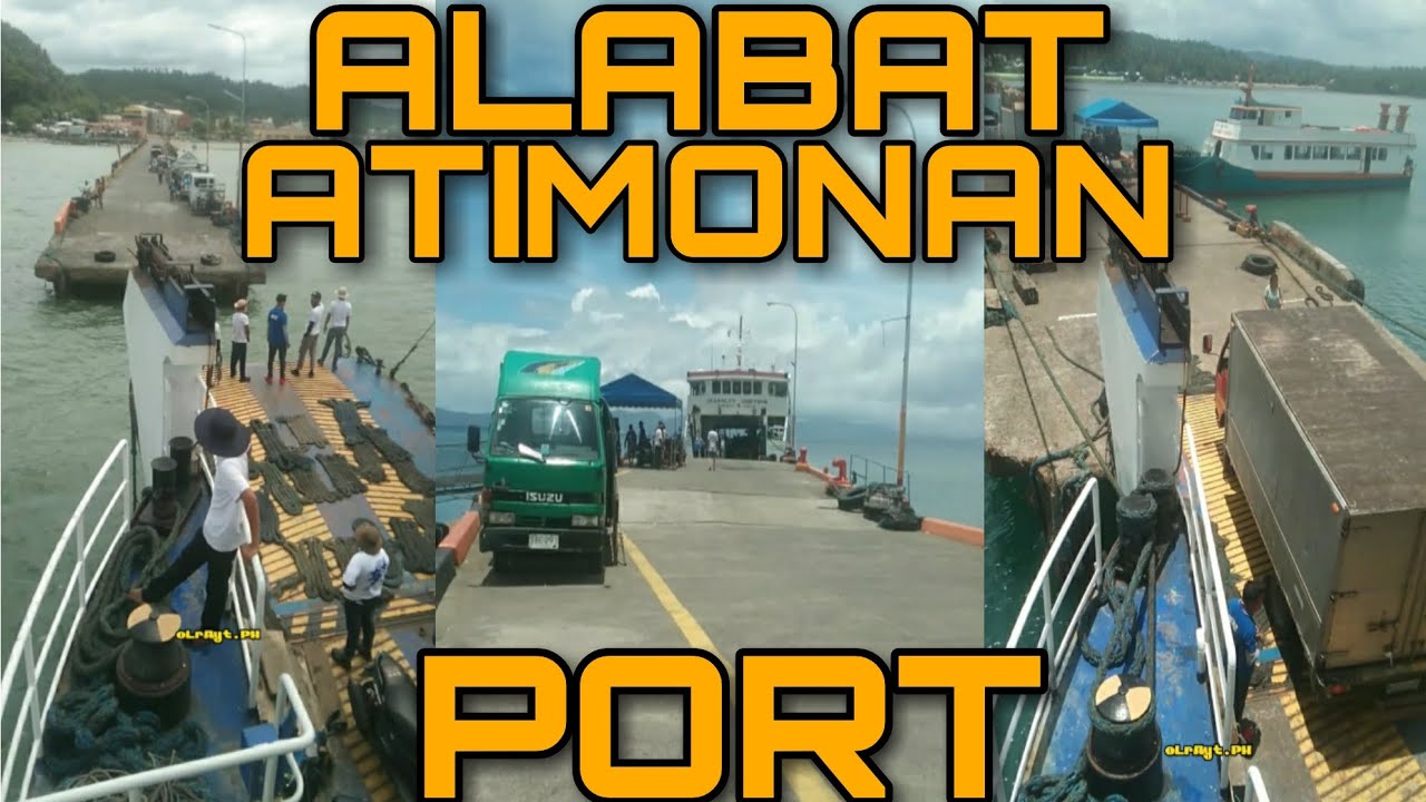 Alabat & Atimonan Port | Loading & Unloading sa Roro - YouTube