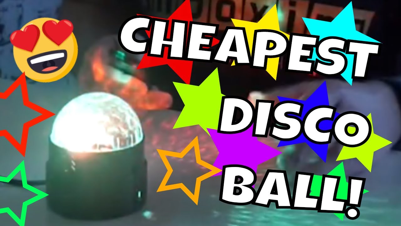 Bargain Basement Amazon Disco Ball With Sound To Light & Remote Control ...