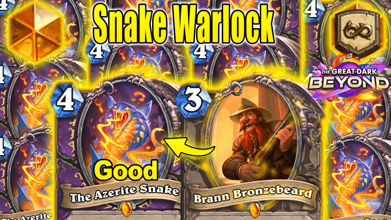 My NEW Snake Warlock Deck Is Beyond Fun & Interactive At The Great Dark ...