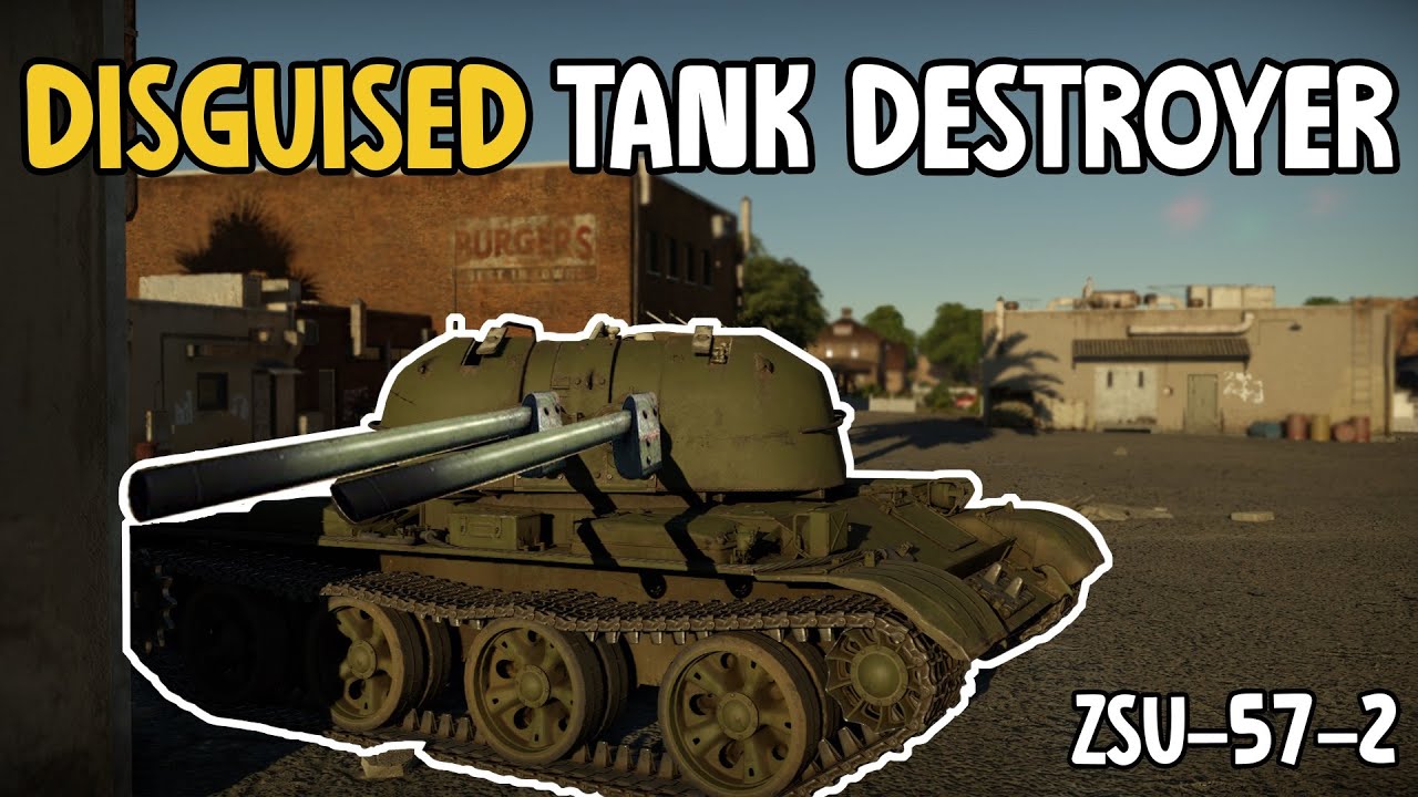 "Disguised Tank Destroyer" | Zsu-57-2 | War Thunder Meme Gameplay - YouTube