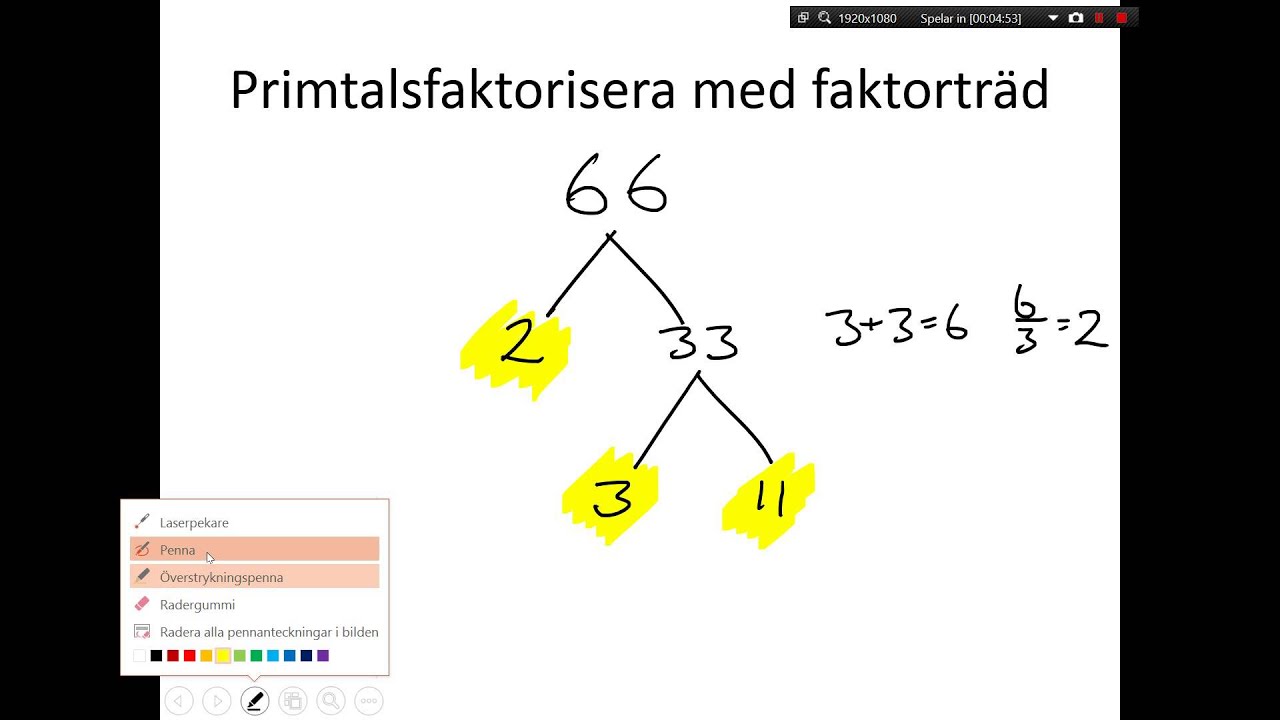 Ma1 1.3 Primtal och delbarhet - YouTube