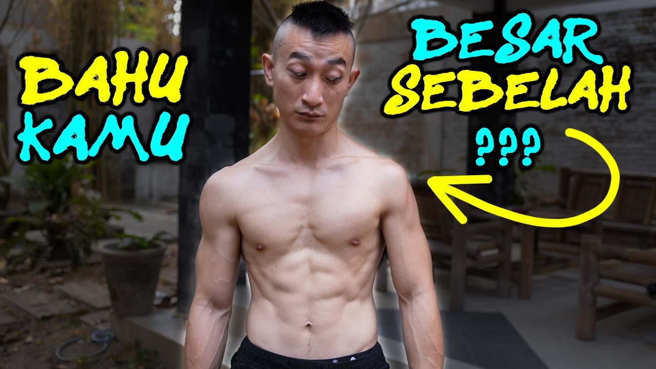 Bahu Besar Sebelah ??? Cara Mengatasi Bahu Besar Sebelah - YouTube