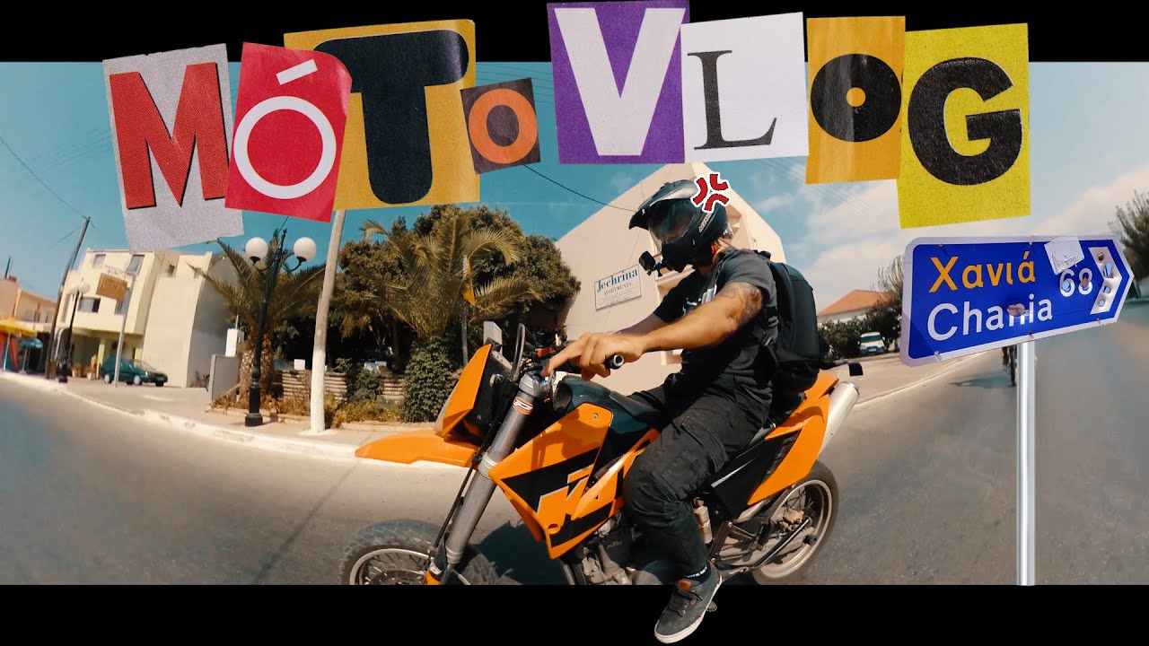 MOTOVLOG στα Χανιά. Επικίνδυνο? - YouTube