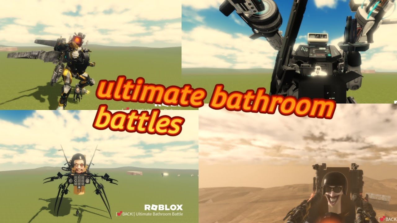 I'm playing bathroom battles again and there's a lot more characters ...