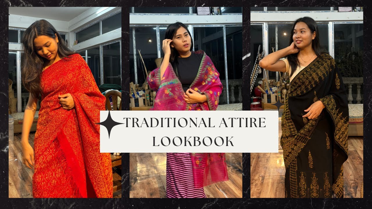 Traditional attire Rignai set 🌹💗#traditionalwear #rignai #tiprasa - YouTube