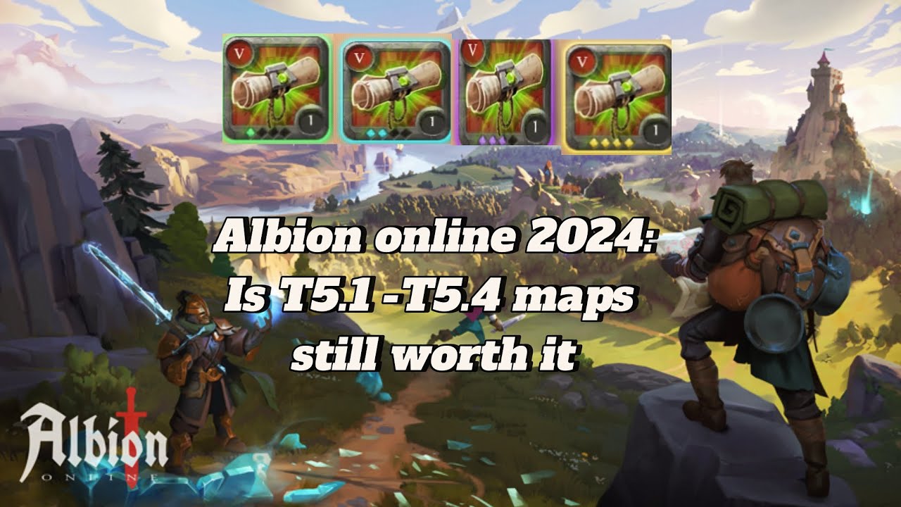 Exploring T5.1-T5.4 Maps in Albion Online - YouTube