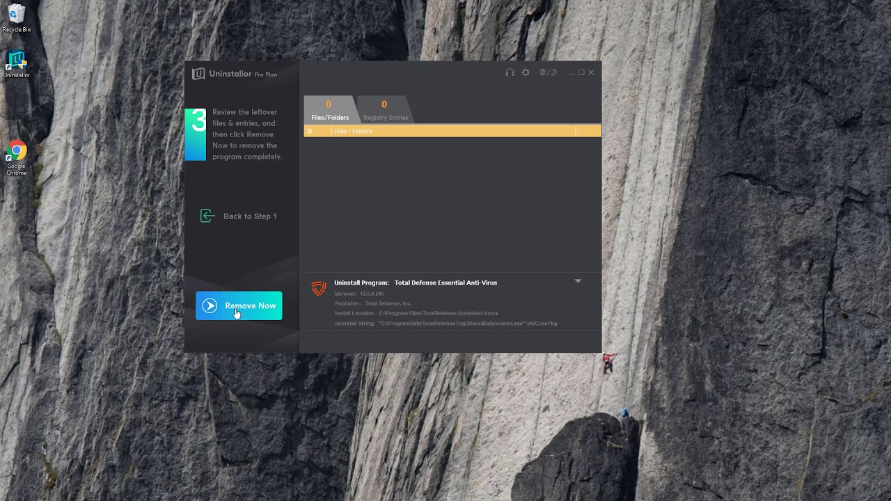 How to Uninstall Total Defense Console from Windows 10 - YouTube