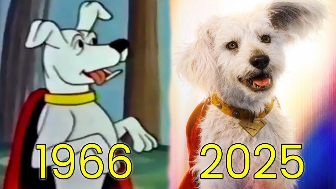 Evolution of Krypto The Superdog in Movies & TV (1966-2025) - YouTube