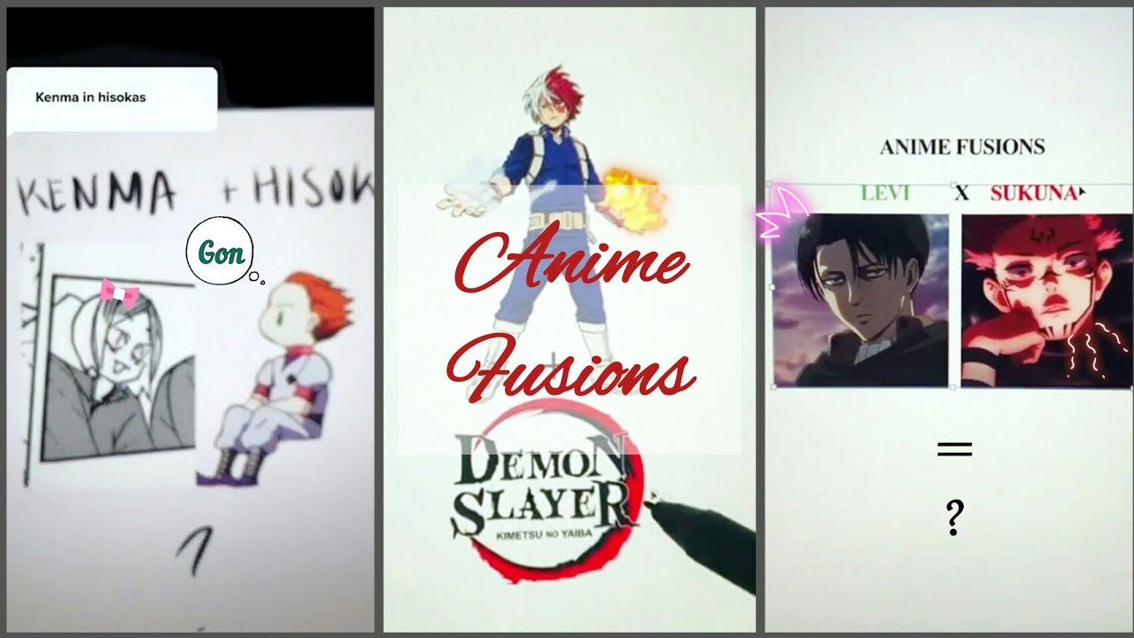 Anime Fusions | Talented Artists mixing anime characters - YouTube