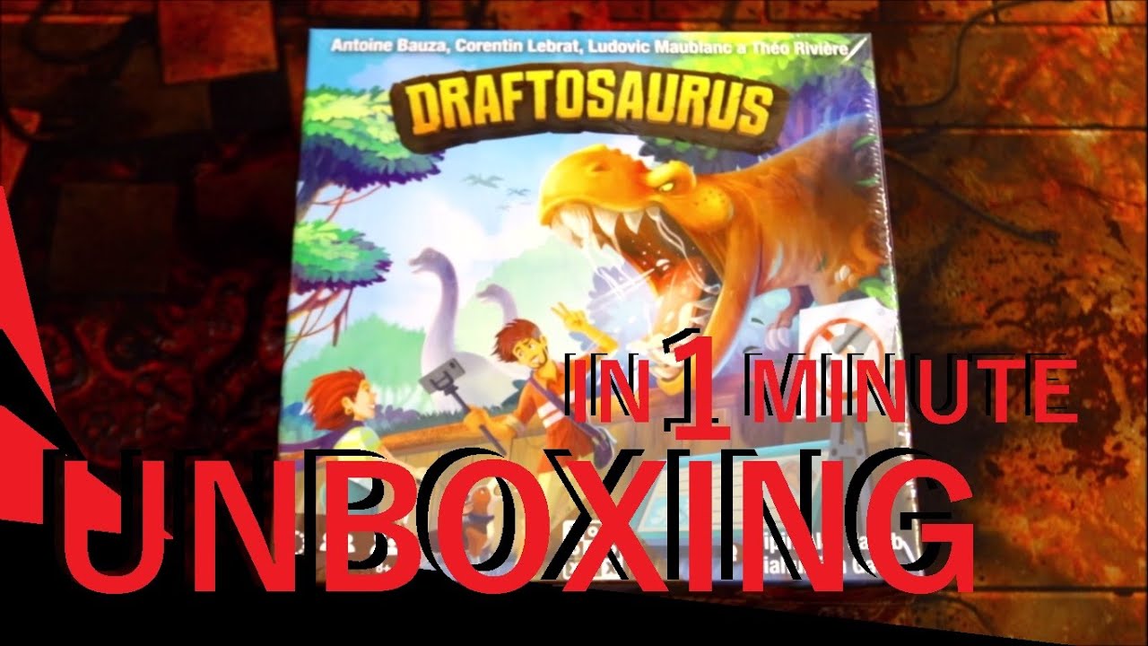 Draftosaurus UNBOXING in 1 minute - YouTube